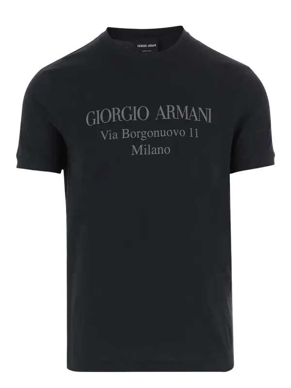 Giorgio Armani Short-sleeved T-shirt - Black