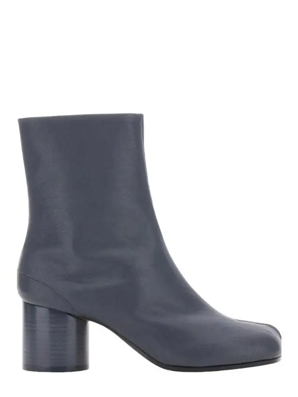 MAISON MARGIELA Tabi Leather Ankle Boots - Grey