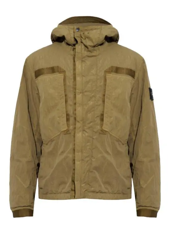 Stone Island Long-sleeve Hooded Jacket - Green