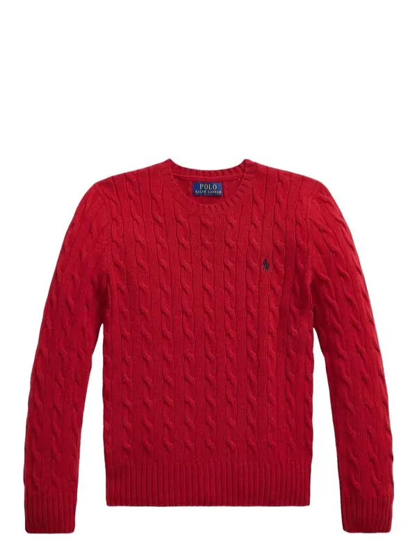 Ralph Lauren Long Sleeve Crew Neck Sweater - Red