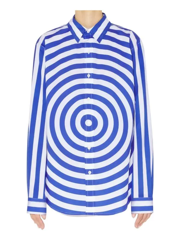 JEAN PAUL GAULTIER Striped Shirt - Blue