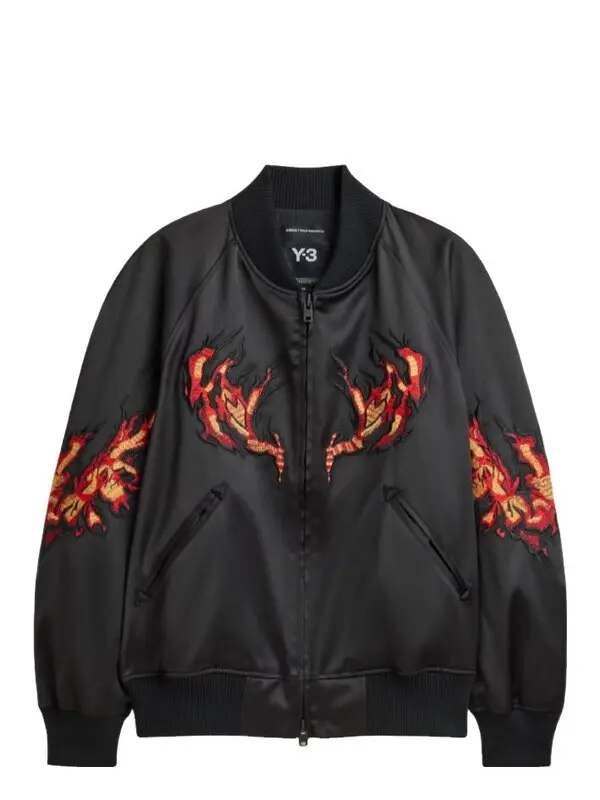 Y3 Souvenir Embroidered Jacket - Black