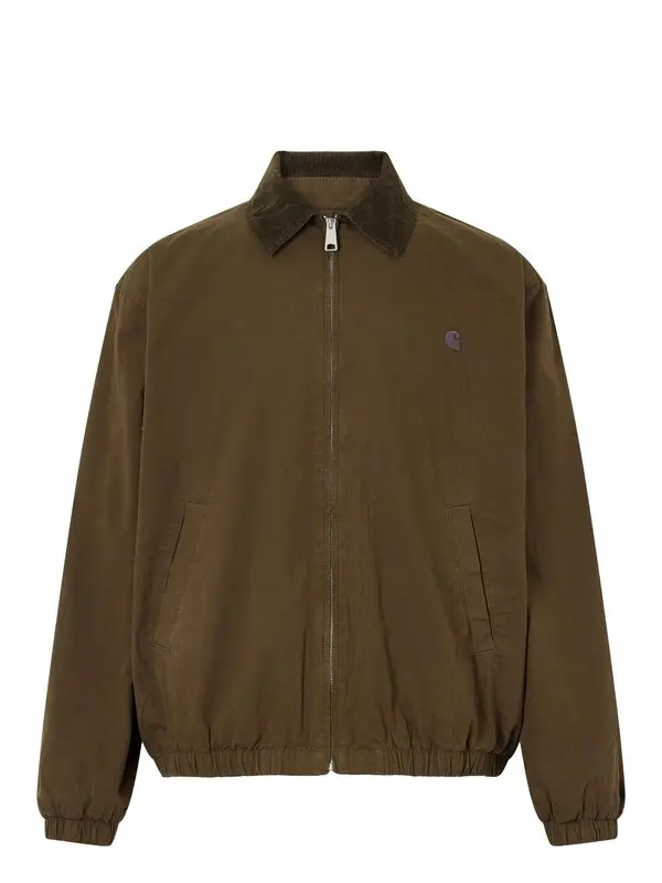 Carhartt Work In Progress Madison Logo-embroidered Cotton-ripstop Jacket - Brown