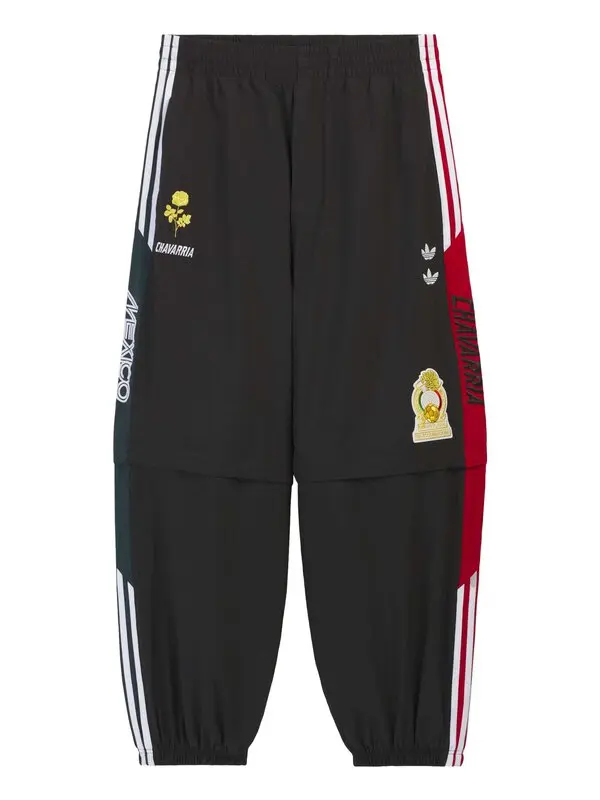 ADIDAS ORIGINALS Willy Chavarria Tapered Logo-detailed Jersey Sweatpants - Black
