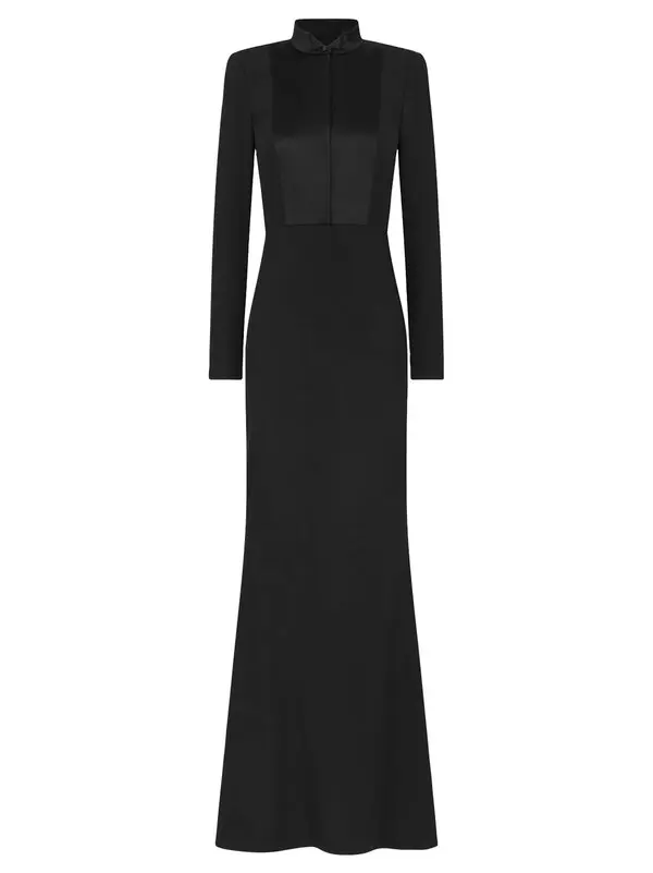 TOM FORD Tuxedo Maxi Dress - Black