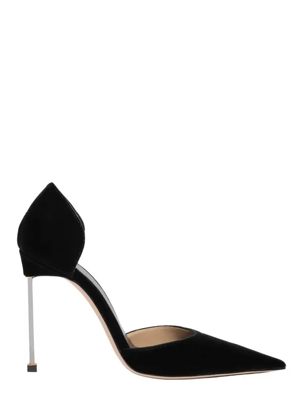 TOM FORD Velvet D'orsay Pumps 105 - Black