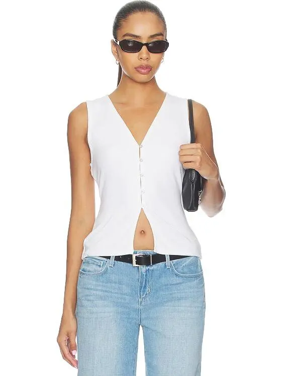 FAVORITE DAUGHTER The Good Luck Top - White