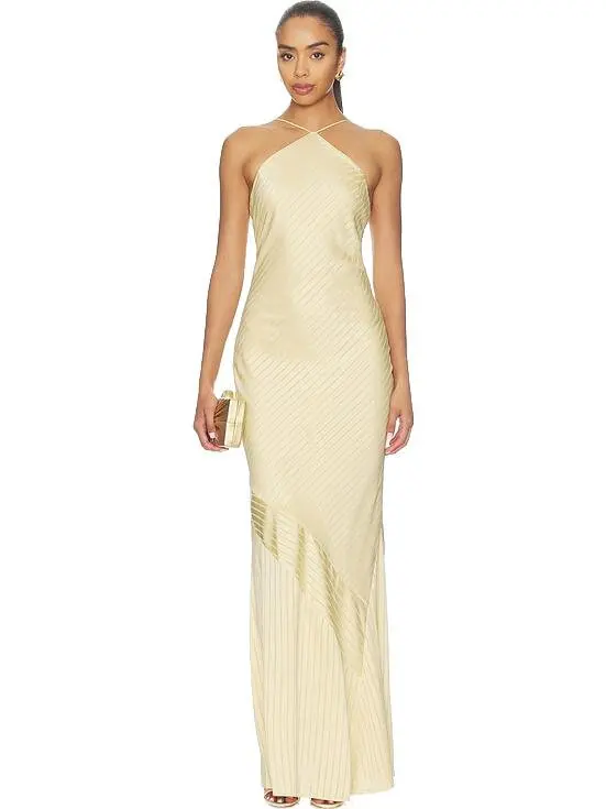 Amanda Uprichard Gabriella Gown - Cornsilk