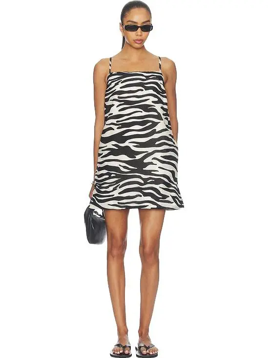 PISTOLA Misa Mini Dress - Zebra