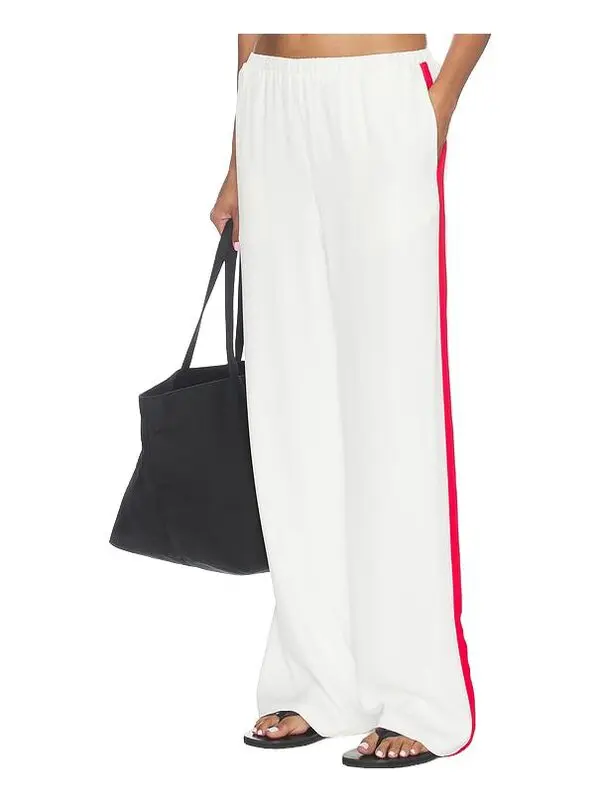 SNDYS. Reed Contrast Pant - Red