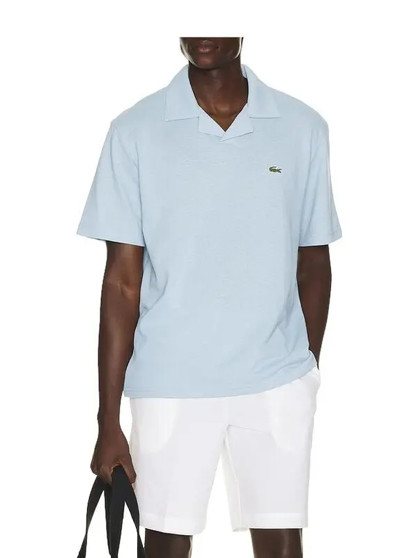 Lacoste Polo In Denim-dark - Chambray
