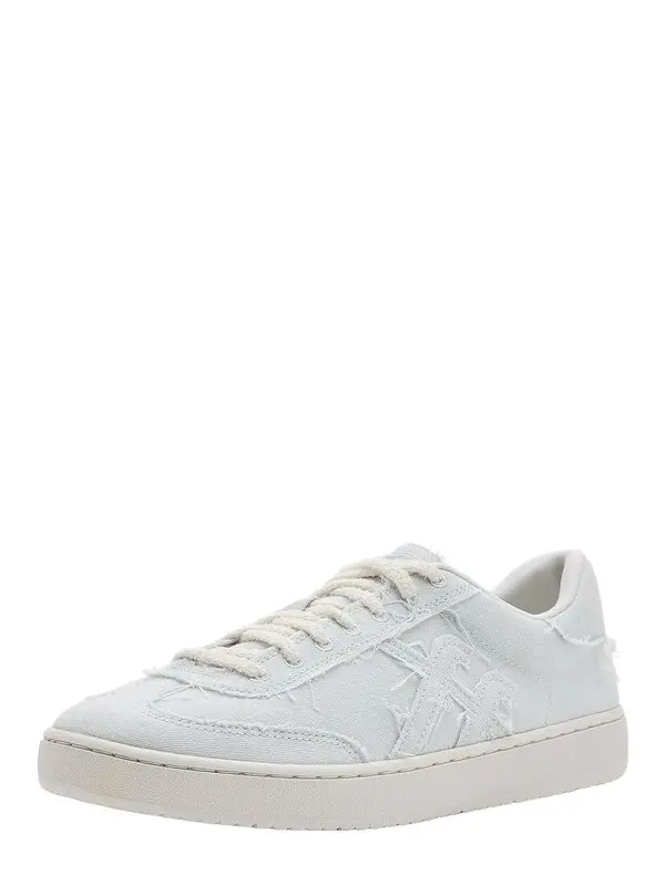 Fitflop The Dash Ff Frayed Denim T-toe Trainers - Blue