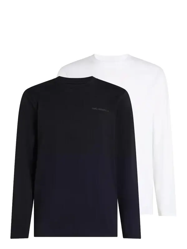 Karl Lagerfeld Long-sleeved T-shirt - Black