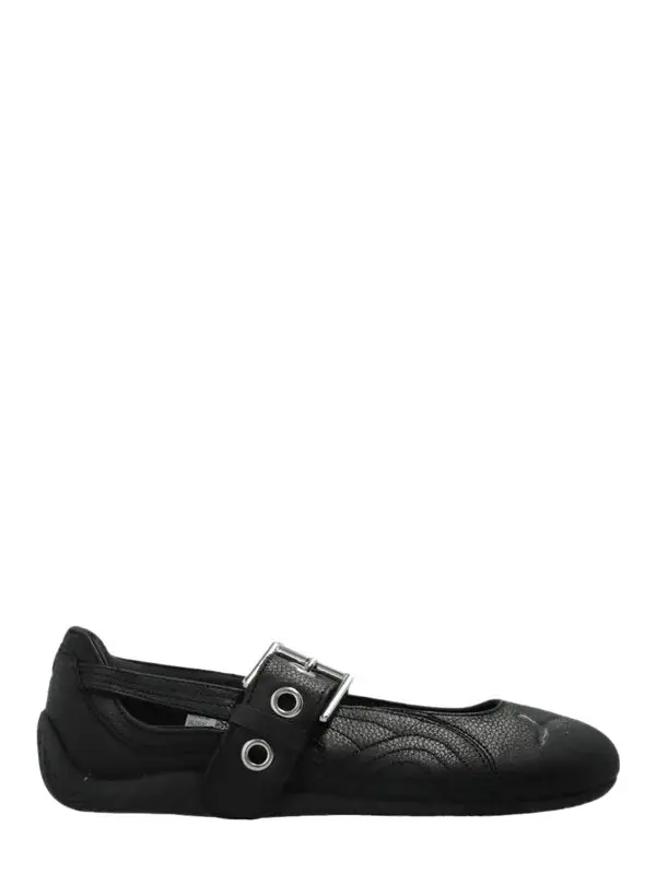 PUMA Speedcat Ballet Flats With Buckle Strap - Black