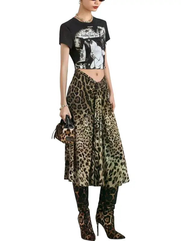 Dolce & Gabbana Graphic Print T-shirt - Black
