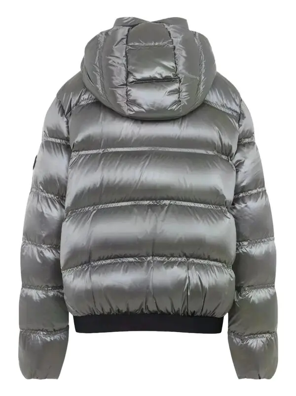 Moncler Quilted Hooded Jacket - Grey