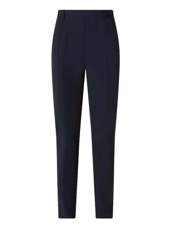 Pinko Pressed Crease Slim-fit Trousers - Blue