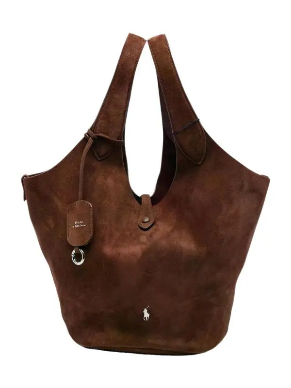 Polo Ralph Lauren Suede Tote Bag - Brown