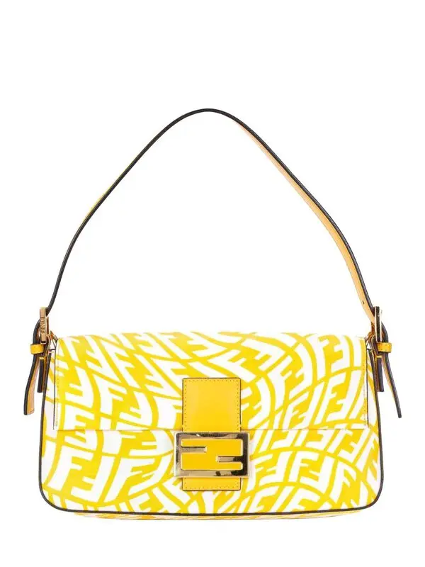 Fendi Baguette Shoulder Bag - Yellow