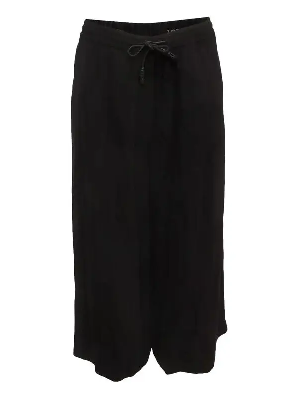 Loewe Drawstring Wide-leg Trousers - Black