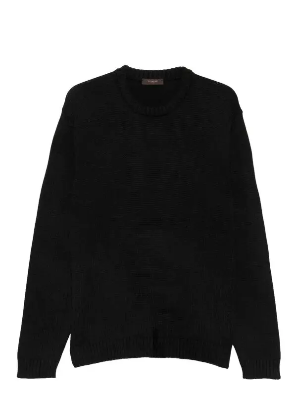 ZANONE Crew Neck Sweater - Black