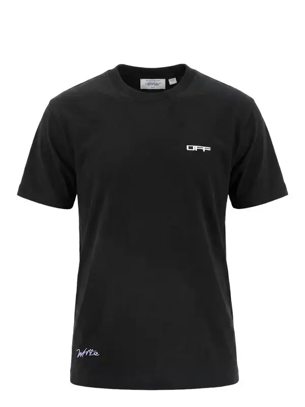 Off-White Archigeography Arrow Skate Printed T-shirt - Black