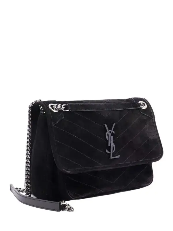 Saint Laurent Niki Chain Flap Bag - Black
