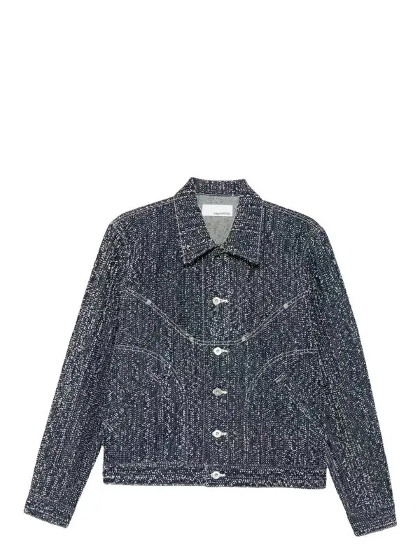 SAGE NATION Jiji Panelled Denim Jacket - Blue