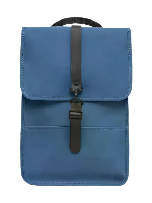 Rains Carabiner Fastening Flap-top Backpack - Blue