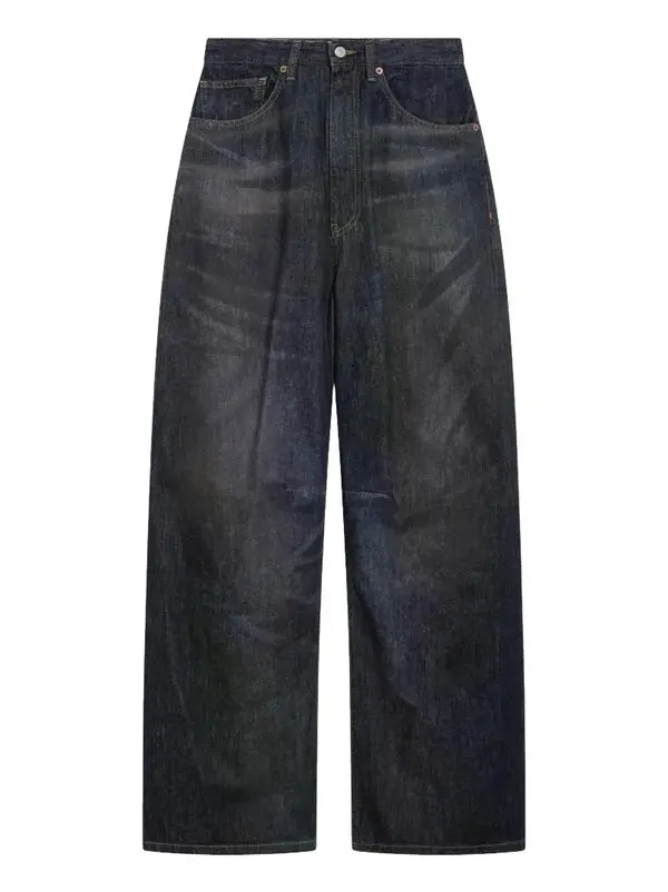 MAISON MARGIELA Faded Wide-leg Jeans - Blue