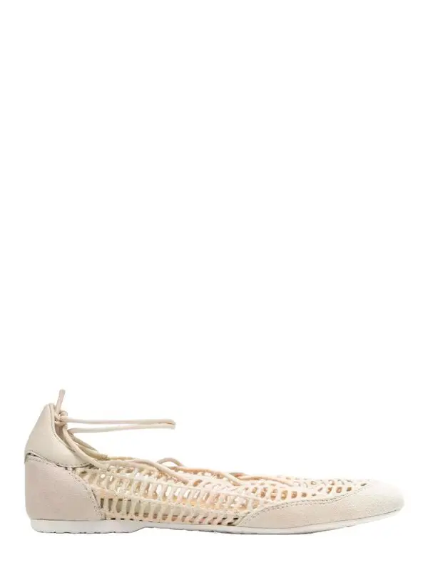 Patrizia Pepe Dancing Skin Ballet Flats - Neutrals