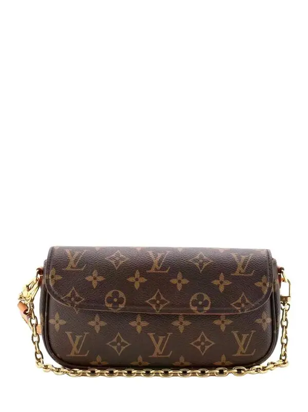 LOUIS VUITTON Ivy Wallet On Chain Monogram Canvas Shoulder Bag - Brown