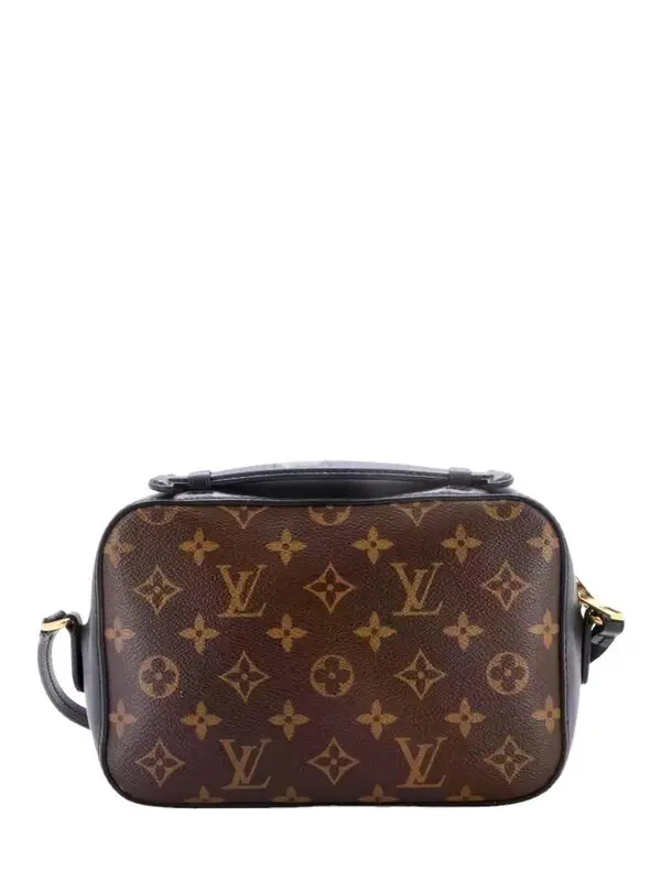 LOUIS VUITTON Monogram Canvas And Leather Crossbody Bag - Black