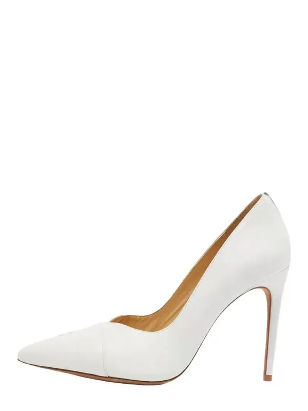 ALEXANDRE BIRMAN Pointed-toe Stiletto Pumps - White