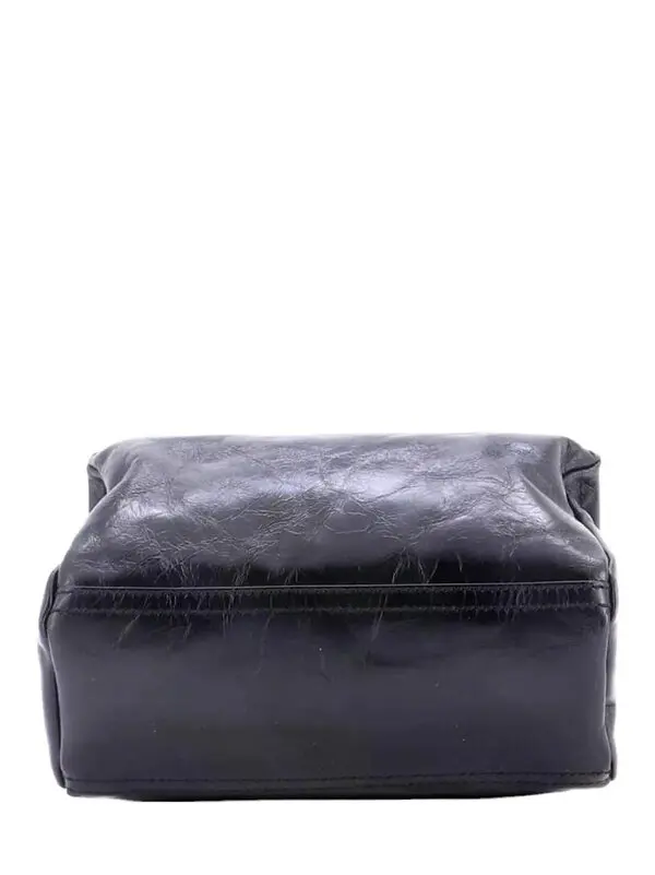 Givenchy Pandora Patent Mini Shoulder Bag - Black