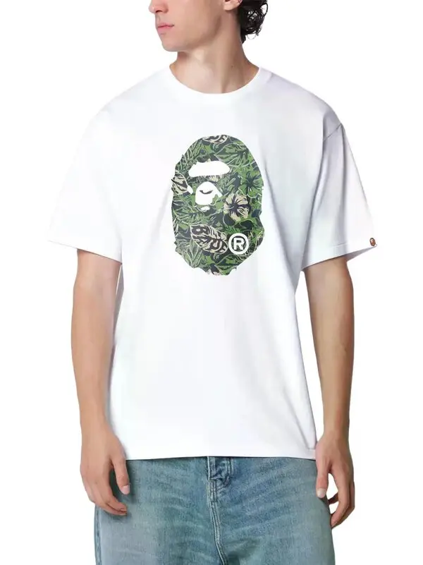 A BATHING APE Palm Resort T-shirt - White