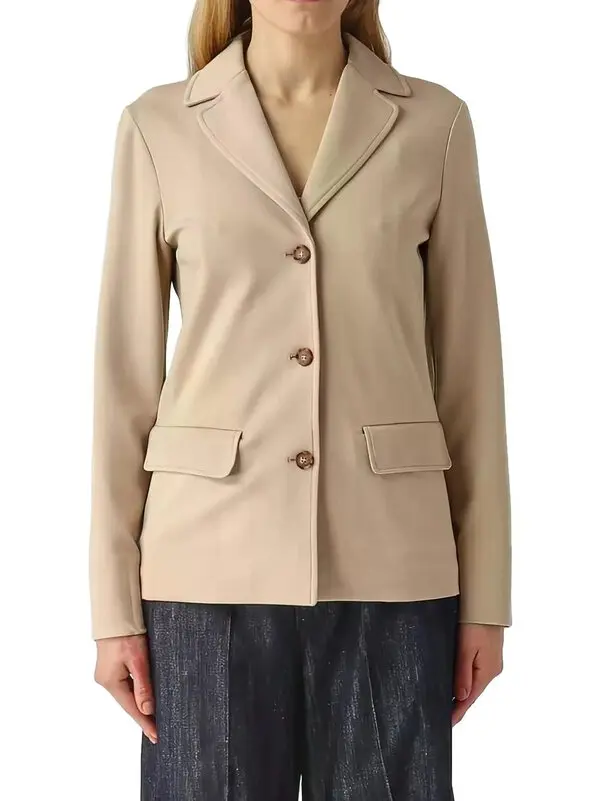 Max Mara Baco Single-breasted Jacket - Neutrals