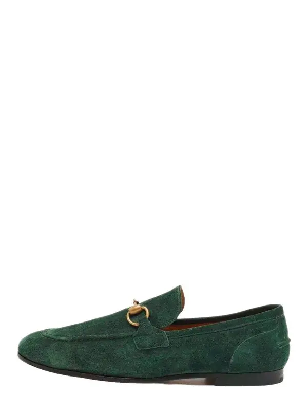 Gucci Jordaan Horsebit Loafers - Green