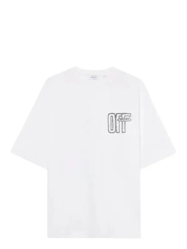 Off-White Motion Arrow Skate Short-sleeve T-shirt - White