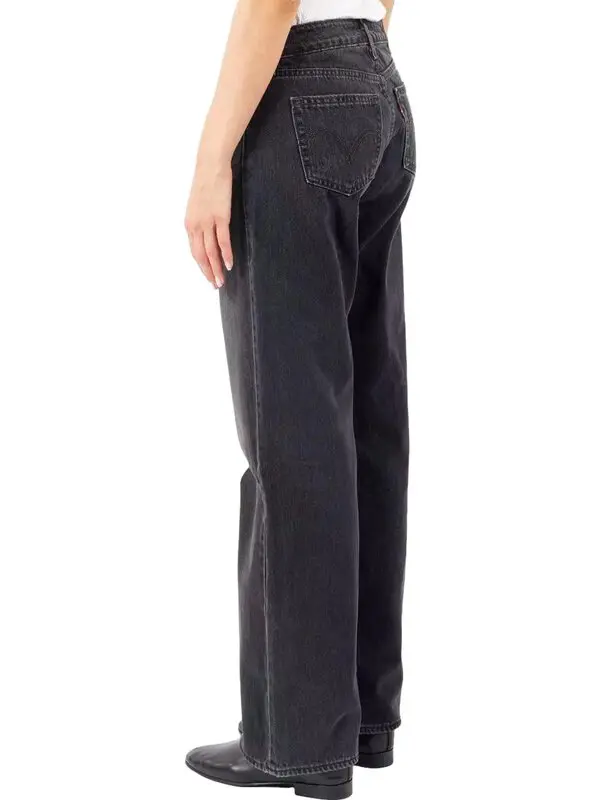 LEVI'S Low-rise Wide-leg Jeans - Black