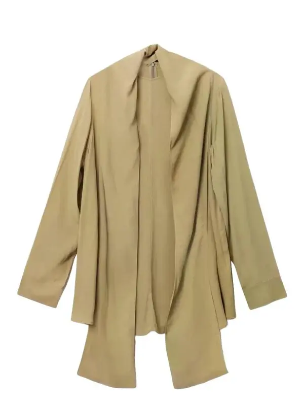 TOTEME Draped Scarf Blouse - Neutrals