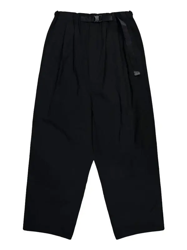 Comme Des Garçons Belted Pleated Trousers - Black