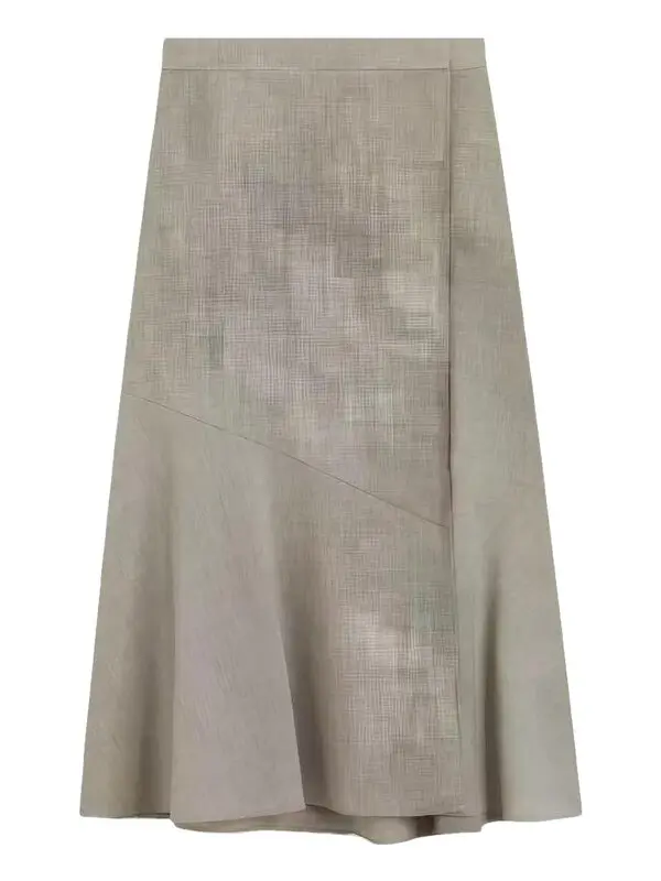 BOSS A-line Midi Skirt - Neutrals