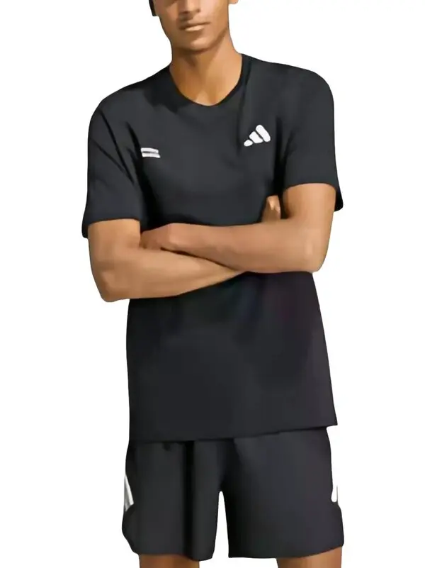 Adidas Graphic-print Short-sleeve T-shirt - Black