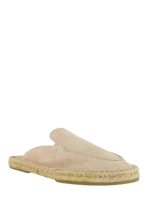 AURELIEN Beachside Suede Mules - Neutrals