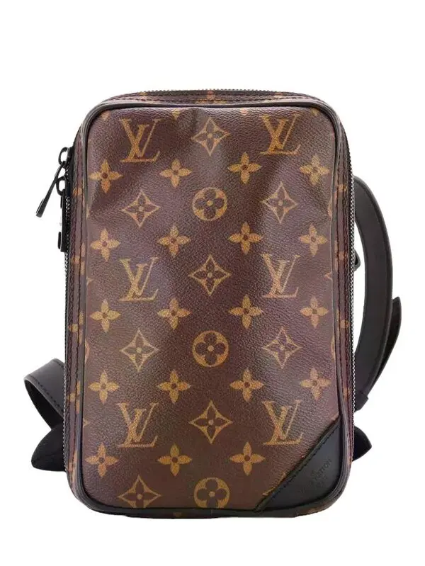 LOUIS VUITTON Monogram Canvas Utility Side Bag - Brown