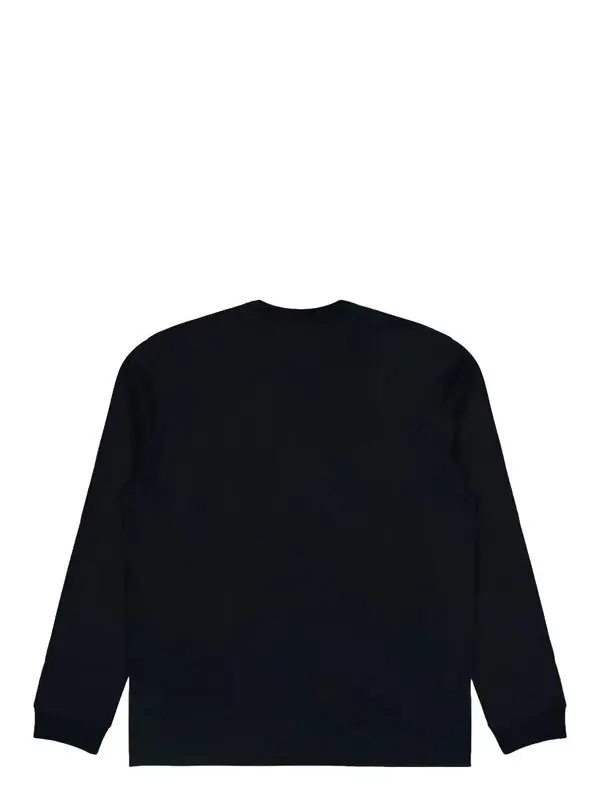 Comme Des Garçons Chest-pocket Long-sleeve T-shirt - Black