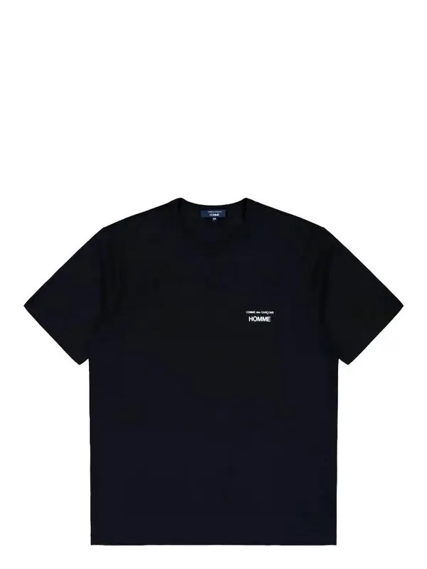 Comme Des Garçons Logo-print Cotton T-shirt - Black