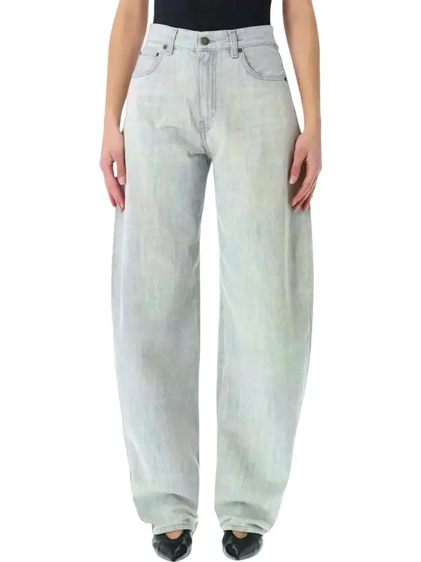 HAIKURE Bibi Rounded-leg Jeans - Blue