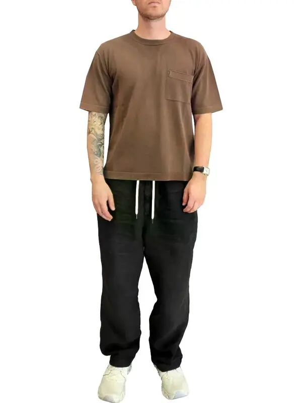 ATOMO FACTORY Cotton T-shirt - Brown